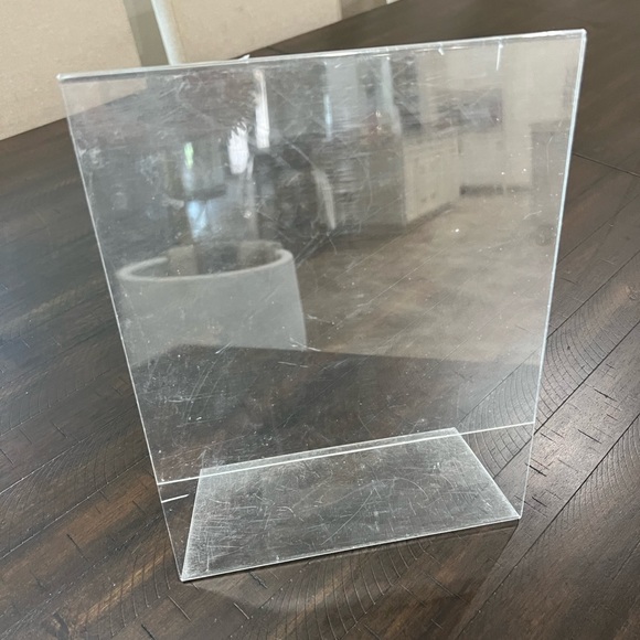 Office | Clear Plastic Paper Display | Poshmark